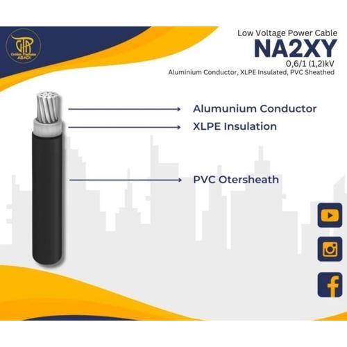 Jual Kabel NA2XY 1x70 mm2 0.6/1KV Aluminium XLPE 1 x 70 mm2 Kabelindo ...