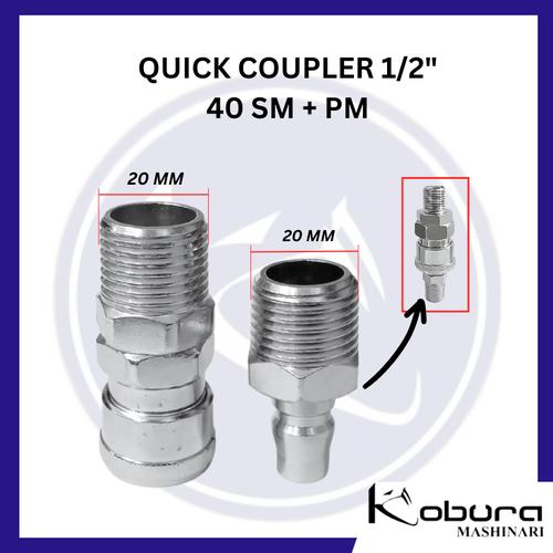 Jual Quick Coupler 40 SM + PM, SF + PF, SH + PH, SP + PP Sepasang ...