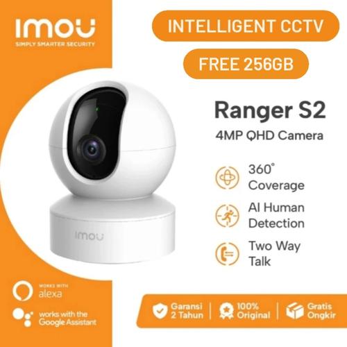 Promo IMOU Ranger S2 Ip Camera Wi-Fi Indoor 4MP + Memory 256GB ...