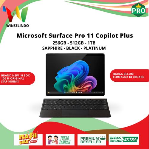 Promo Microsoft Surface Pro 11 XI Snapdragon X Elite Processor 512GB ...