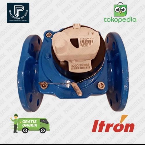 Jual Meteran Air / Water Meter Itron 4 Inch Type Woltex + EverBlu Cyble ...