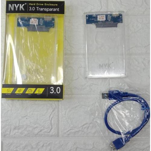 Jual Casing HDD Hardisk Eksternal NYK 2.5 USB 3.0 Transparan external ...