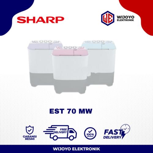 Jual MESIN CUCI SHARP EST 70 MW 7KG 2 TABUNG 70MW 7KG PURE MAGIC LOW ...