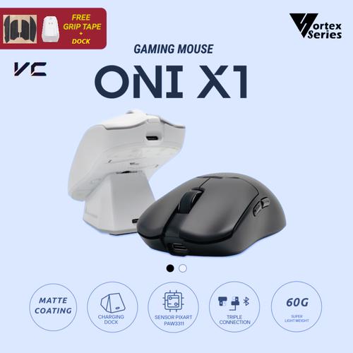 Jual VortexSeries ONI X1 Light Weight Wireless 3in1 Dock Mouse Gaming ...