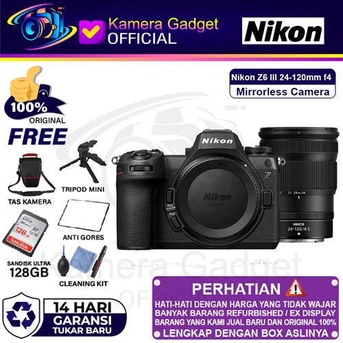 Promo Nikon Z6 III Kit 24-120mm f4 Mirrorless Camera Nikon Z6III Z 6 Mark III Kit 24-120 mm f/4 ...