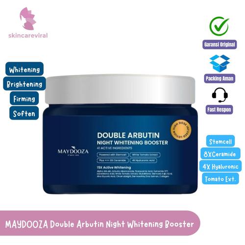Jual MAYDOOZA Double Arbutin Night Whitening Booster Body Lotion - Kota ...