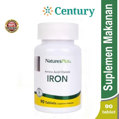 Promo NATURE`S PLUS IRON 20mg 90s / Suplemen / Zat Besi / Daya Tahan ...