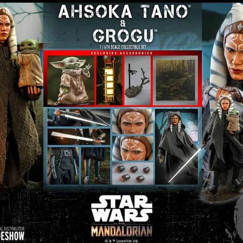 Promo Hot toys DX21 Starwars Ahsoka Tano and Grogu The Mandalorian ...