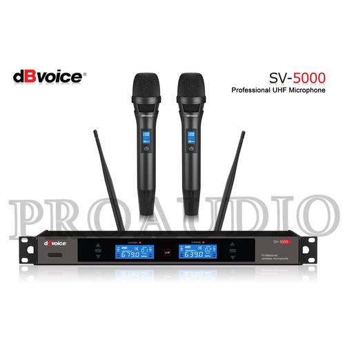Jual Professional Microphone Wireless UHF dBvoice SV 5000/ SV5000/ SV ...
