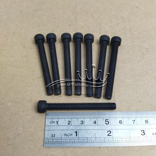 Jual BAUT L BAJA M6X55 PANJANG 5,5CM FULL DRAT M6 X 55 BAUD 5,5 CM KUNCI L 5 L5 HEAD HEX SOCKET ...