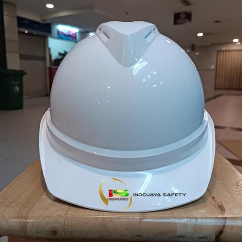 Jual Helm Safety MSA Ventilasi Putih Safety Helmet Msa V-gard Vented ...