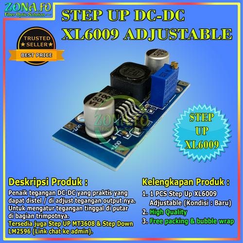 Promo XL6009 DC-DC Step Up Boost Converter 4A Booster Module / XL6009 ...