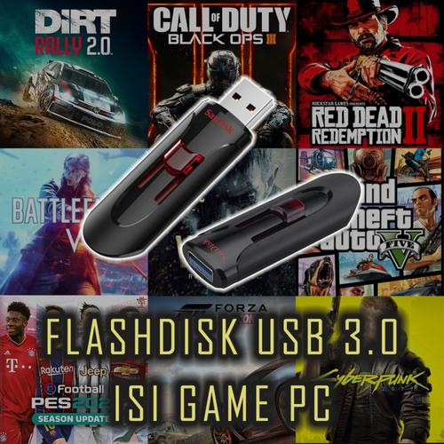 Jual Flashdisk isi Full Game PC | USB 3.0 | 32GB 64GB 128GB | NEW ...