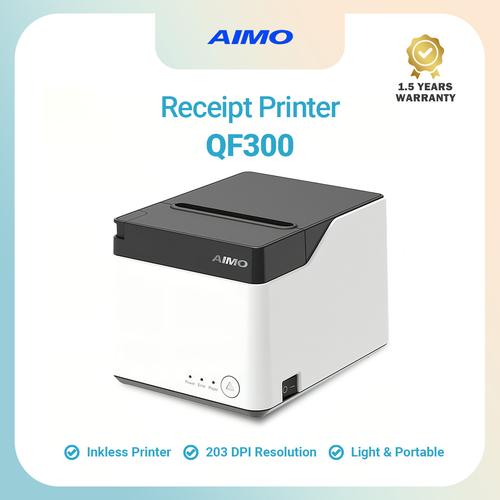 Promo AIMO QF300 Receipt Printer 80 mm Barcode Thermal Printer Nota ...