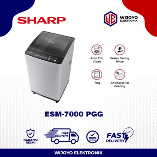 Jual MESIN CUCI 1 TABUNG SHARP ESF 950P PGY 7,5KG FULL OTOMATIS - ESM7000 7KG - Jakarta Barat ...