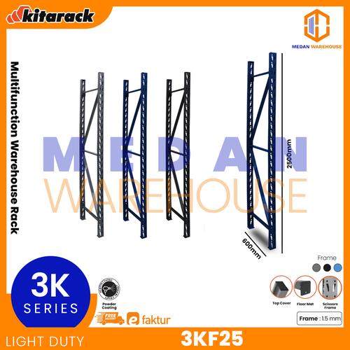Jual Gudang Besi Frame Rak 300kg / layer Tiang Tambahan Rack Tinggi 2 ...