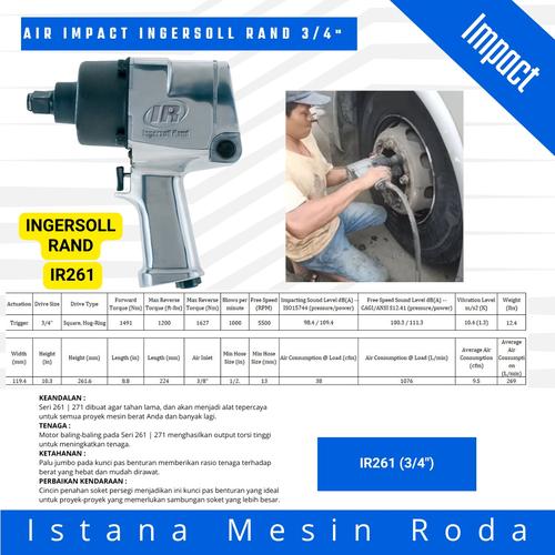 Jual Ingersollrand Air impact wrench 3/4" IR 261 Ingersoll rand / IR ...