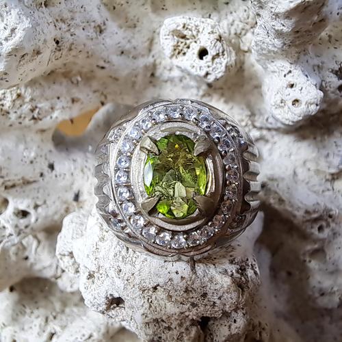 Jual Batu Cincin Natural Green Peridot Bermemo # 1 - Jakarta Barat ...