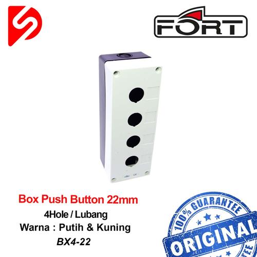 Jual Box Push Button Station BX4-22 (4 Lubang) Economic type FORT ...