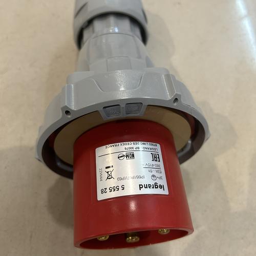 Jual Legrand Stright Plug 63A 3Phase 3P+E 4Pin Male IP67 555528 ...