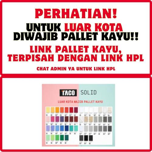 Jual NEW HPL Taco Solid TH 053/052/051/055/056/054/058/059/060 AA 057 AB - TH 055 AA - Kota ...