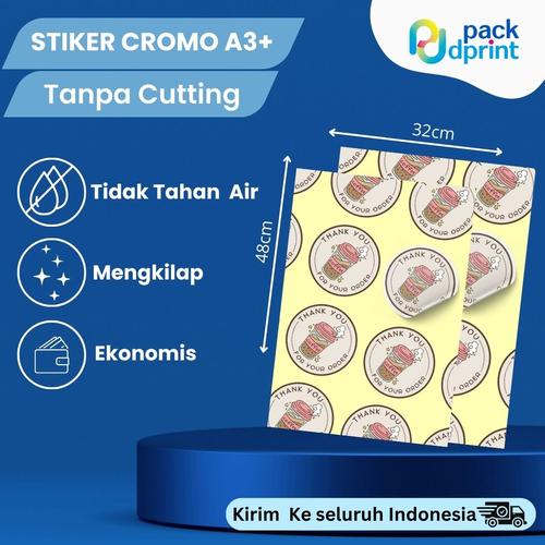 Jual Cetak Stiker A3 Quantac Chromo - Tanpa Cutting - Jakarta Barat ...