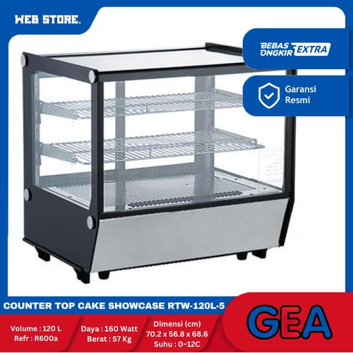 Jual Mesin Pendingin Makanan Kue Roti GEA RTW-120L-5 Counter Top Cake ...