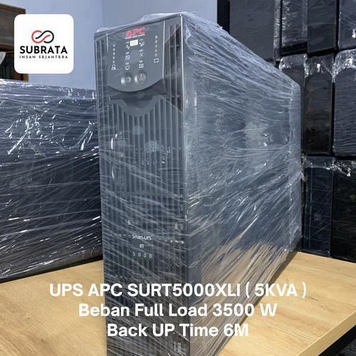 Jual UPS APC SURT5000XLI ( 5KVA ) Beban Full Load 3500 W Back UP Time 6M - 6KVA fs BT CSB - Kota ...