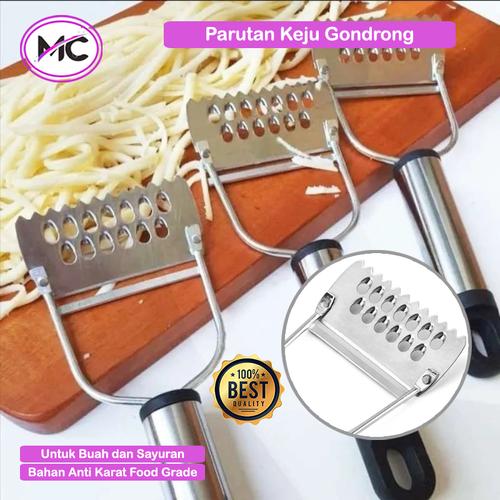 Jual Parutan Keju Stainless Steel Panjang Alat Pemarut Kentang Wortel ...
