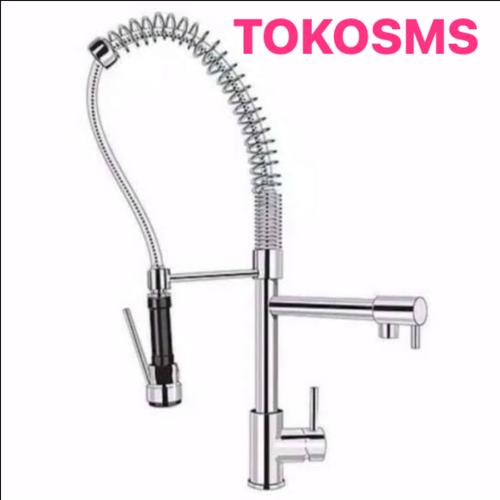 Jual kran KITCHEN SINK mixer with flexible spray head keran Angsa ...