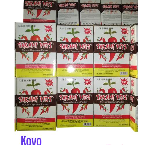 Jual koyo takahi hot koyo cabai hot hangat 1 box isi 10 sachet 1sachet isi 10 lembar - hot - Kab ...