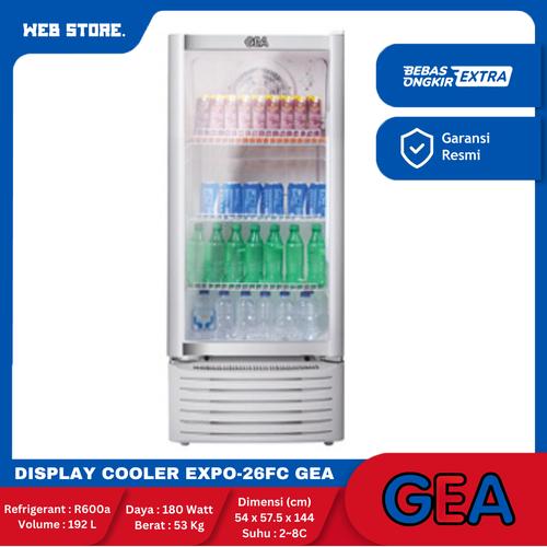 Jual Display Showcase Cooler EXPO-26FC GEA / Showcase Kulkas Pendingin ...