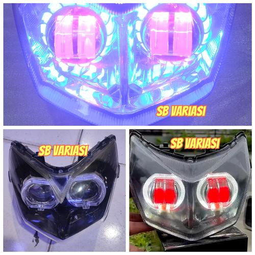 Jual REFLEKTOR LAMPU SEMI ALA BILED SUPRA X 125 BATMAN 2008 - projie ...