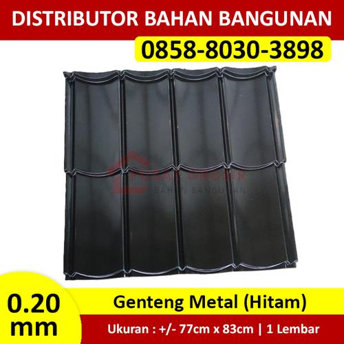 Jual Genteng Metal Galvalum 0.20mm 2x4 Hitam Per Lembar - Jakarta Utara ...