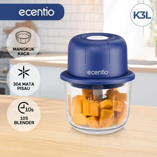 Promo ecentio chopper mini 6 pisau 350ml kaca blender 250ml plastik ...