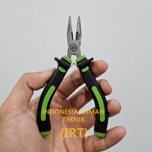 Jual TEKIRO Tang Lancip Mini Tang Jepit 4.5 Inch / Long Nose Mini ...