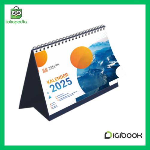 Jual Custom Kalender Meja 2025 / Kalender Meja Custom Penyangga Linen ...