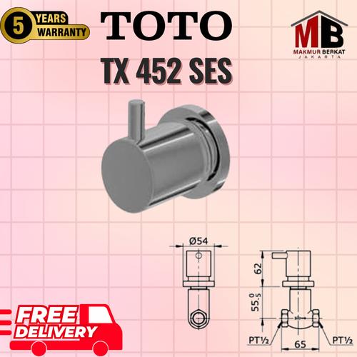 Jual kran tanam toto tx452ses/stop valve tanam tx 452 ses/kran shower - Jakarta Barat - Makmur ...