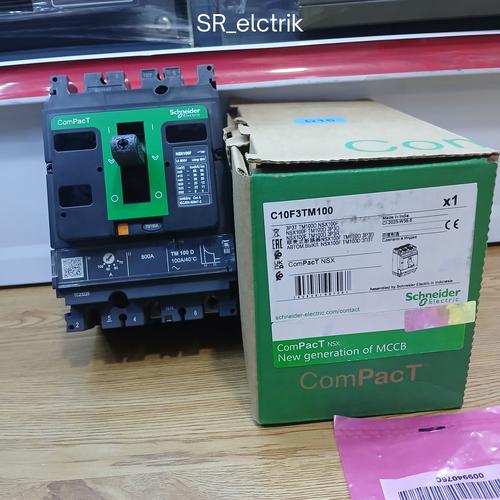 Jual SCHNEIDER MCCB NSX100f 3P 100A NSX100F 36KA TMD C10F3TM100 ...