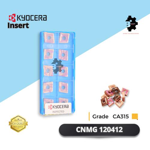 Jual INSERT CNMG 120412 Grade CA315 - MERK KYOCERA - Insert Pahat Bubut - Pisau Pahat - Baru ...