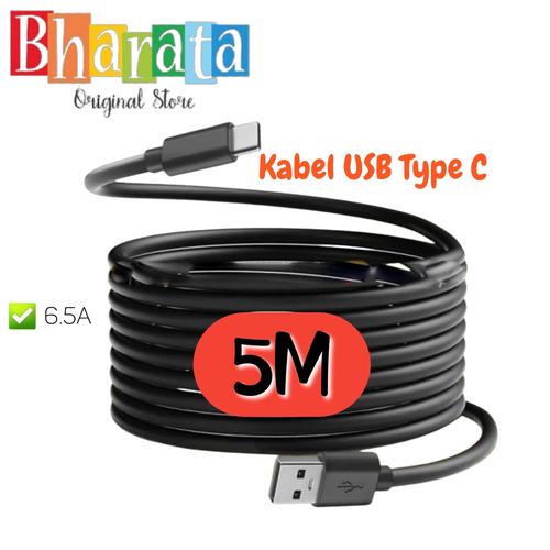 Jual Kabel Tipe-C Cable USB A To Type C Panjang 5Meter Kable Power ...