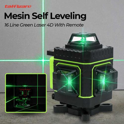 Jual laser level green rotary 4D 16 lines horisontal vertical cross ...