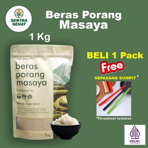Jual MASAYA BERAS PORANG 1 Kg FREE Sepasang SUMPIT | Shirataki Konjac ...