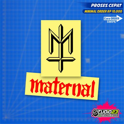 Jual Stiker Cutting MATERNAL Logo Maternal Hologram - Kota Tasikmalaya ...