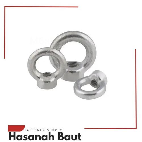 Jual Mur Mata M16 / Eye Nut M16 / Lifting Eye M16 Galvanis DIN 582 ...