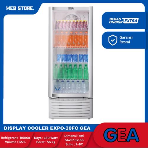 Jual Display Showcase Cooler EXPO-30FC GEA / Showcase Kulkas Pendingin ...