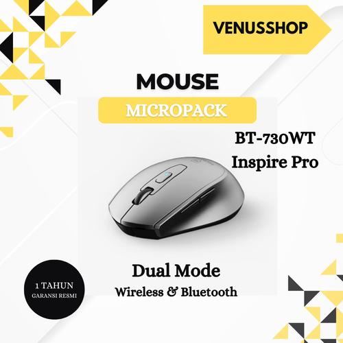 Jual Micropack Mouse Wireless And Bluetooth Inspire Pro Bluetech - BT-730WT - Jakarta Pusat ...
