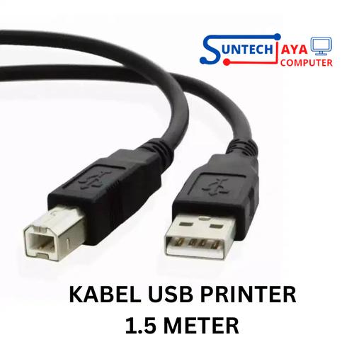 Jual KABEL PRINTER 1.5 Meter - Kabel printer Usb Am-Bm 1.5 m - Kota ...