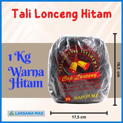 Jual Tali Rafia Plastik Laksanamas Merek Lonceng Warna Hitam Ukuran 1kg ...