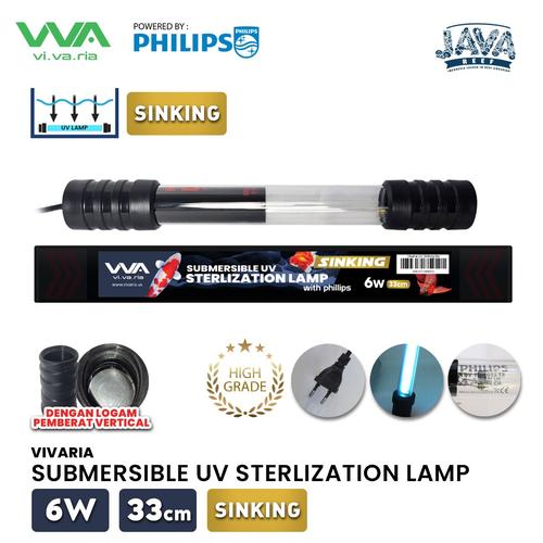Jual Vivaria UVC with Phillips 6W PANJANG 33 cm- LAMPU UV KOLAM ...